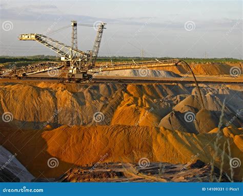 Opencast Mining Stock Image Image Of Mining Soil Excavator 14109331