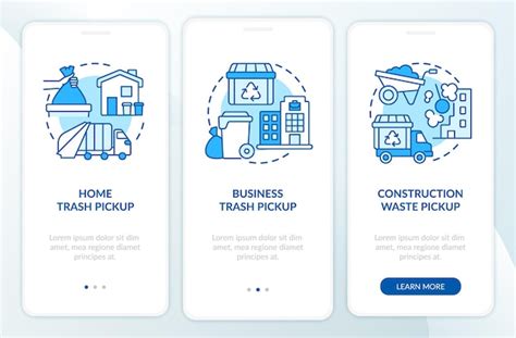 Premium Vector Software Development Onboarding Mobile Web Pages