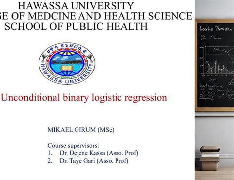 The Unconditional Logistic Regression Pdf