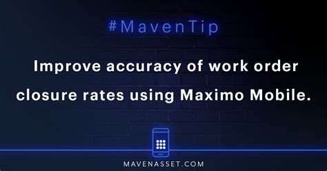 Maven Asset Management On Linkedin Mobility Maximo At The Point Of Performance