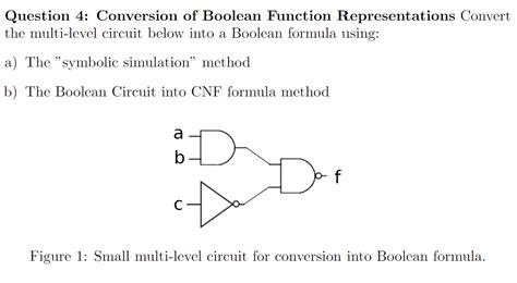 Solved Question 4 Conversion Of Boolean Function