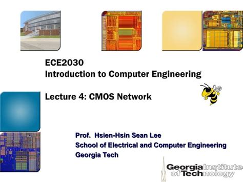 Lec4 Intro To Computer Engineering By Hsien Hsin Sean Lee Georgia Tech Cmos Ppt