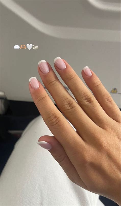Pin By Jayden Fox On Nails Gel Nails Simple Nails French Nails