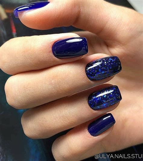 50 Stunning Matte Blue Nails Acrylic Design For Short Nail Fashionsum