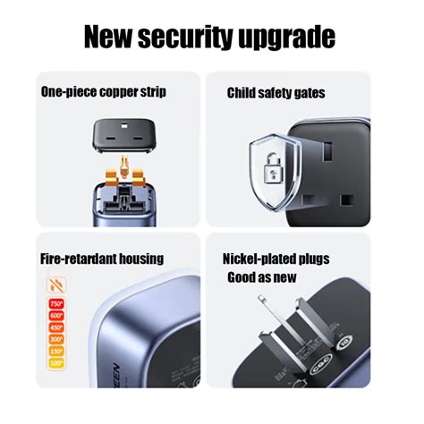 Ugreen Adapter Multi Country Travel V Power To Socket Converter Converter Plugs Shopee Malaysia