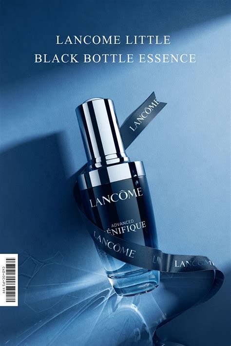 兰蔻小黑瓶海报 花瓣网