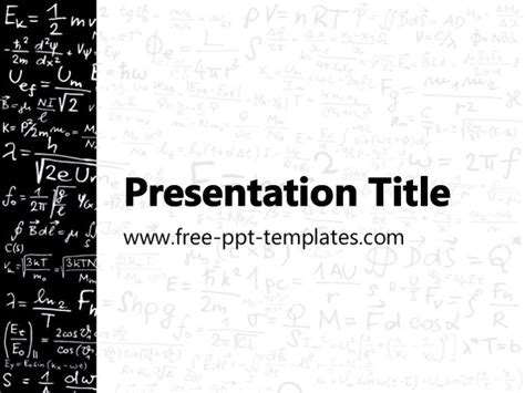 Template Description Physics Powerpoint Template Is A White Template With Black Details And