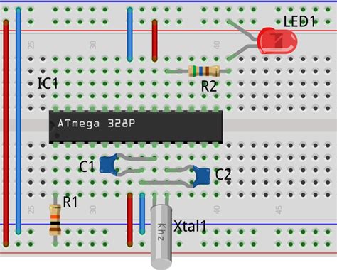 Atmega328 On A Custom Board Odd Behavior Of The Temp Sensor When Gnd Is Not Connected Arduino