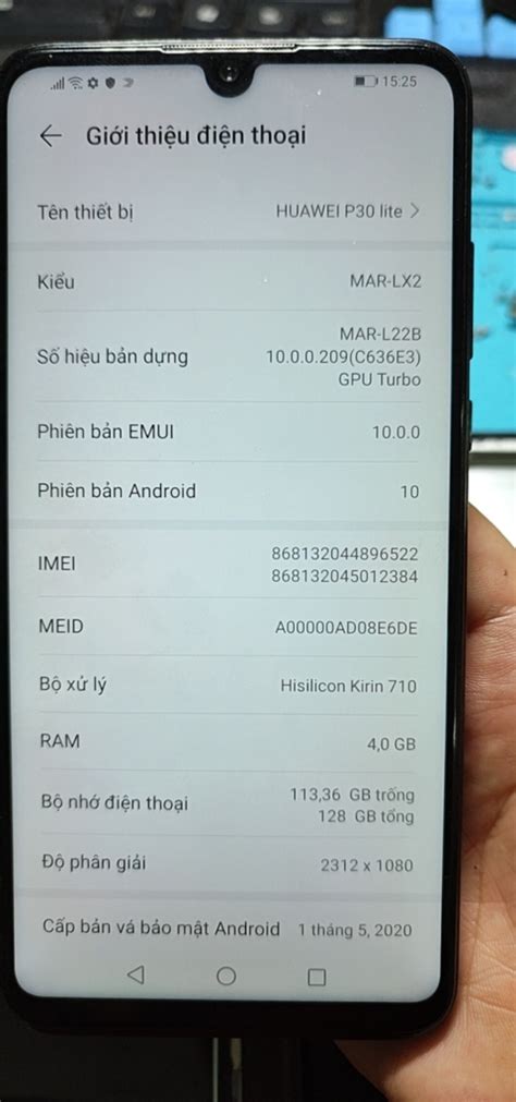 Huawei Nova 4e MAR-AL00 convert global - Thế Giới Rom Điện Thoại