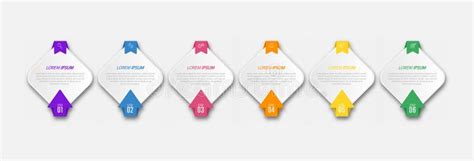 Infographics 6 Stages Of Development Marketing Workflow Or Plan