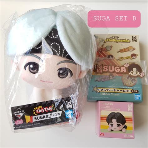 Suga Sets Bts Tinytan Kuji Suga Mic Drop Dynamite Tiny Tan Hobbies And Toys Toys And Games On