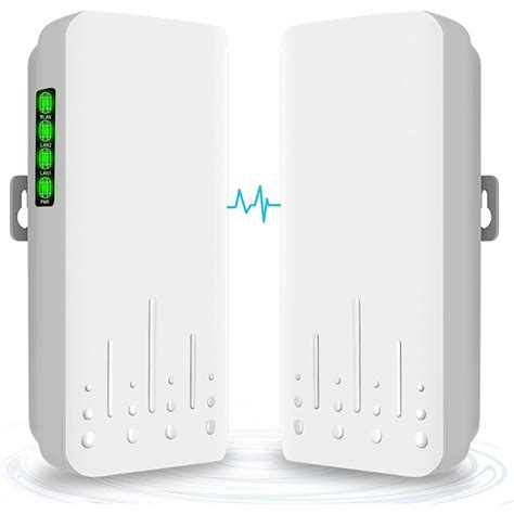 Wireless Bridge 5 8G 100Mkbps Outdoor CPE Network Extender Point To Point PTP PTMP Plug Play