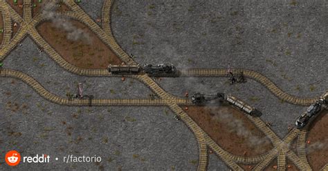 Train Traffic Test Of New City Block Layout Factorio