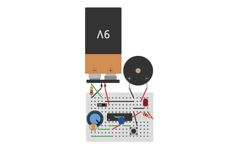 Circuit Design Single Photo Oscillator Tinkercad