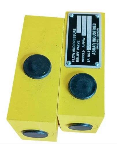 120 Bar Mild Steel 4inch Hydraulic Pressure Relief Valve At ₹ 2900