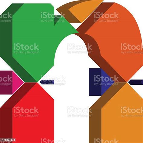 3 D 서체가 알파벳 N 2015년에 대한 스톡 벡터 아트 및 기타 이미지 2015년 3차원 형태 다중 색상 Istock