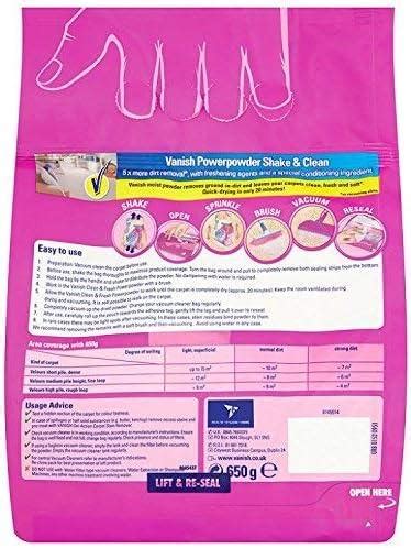 Vanish Carpet Cleaner Upholstery Power Powder G Large Area Cleaning Buy Now With