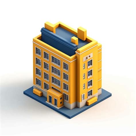 Premium Ai Image A Lego Building With A Blue Top That Says The Top