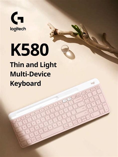 Logitech K580 Keyboard Wireless Bluetooth Ultra Thin Silent Keyboard Office Keyboard Computer