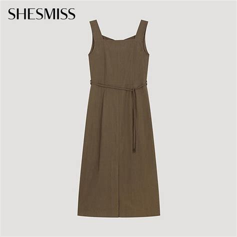 벨티드 슬릿 슬리브리스 원피스 Swwopo22140 Br 이랜드몰