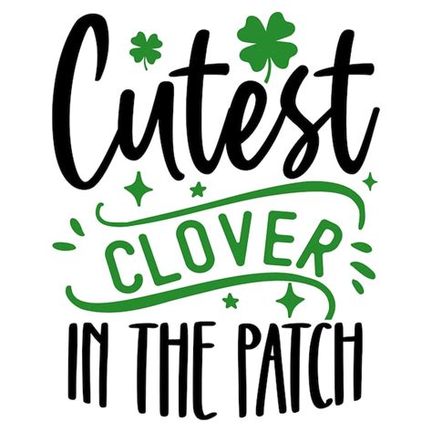Premium Vector Cutest Clover In The Patch