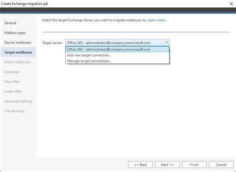 How To Configure A Migration Job CodeTwo Office 365 Migration User S Manual