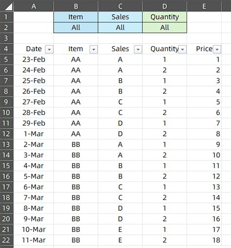 Excel Multi Drop Down Auto Filters In Worksheet Stack Overflow