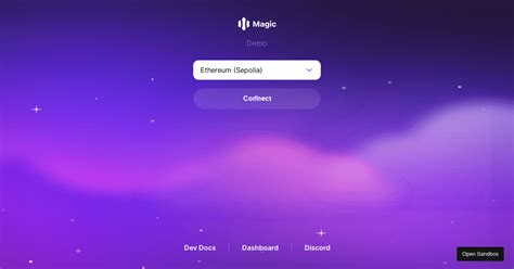 Magic Demo Codesandbox