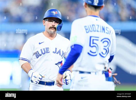 Toronto On September 11 Toronto Blue Jays Infield Davis Schneider 36 Celebrates After