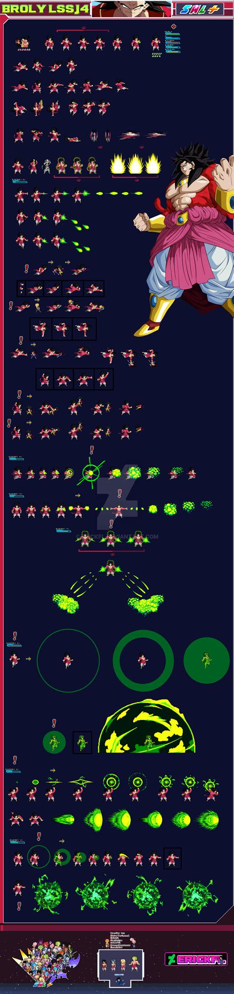 Broly Lssj4 Swl Sheet By Erickfl By Erickfl On Deviantart