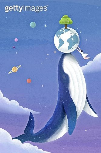 고래 해양포유류 동화 상상력 컨셉 감성 애정표현 밝은표정 지구 행성 환경보호 나무 우주 자연현상