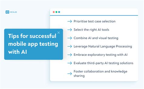 Artificial Intelligence Ai In Mobile App Testing Tools And Tips — Aqua Cloud