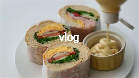 Vlog 09 밥먹고 뒤돌면 다시 밥먹는 주말일상 브이로그타코야끼샌드위치크럼블케이크돈까스애호박찌개야채튀김떡볶이 Youtube
