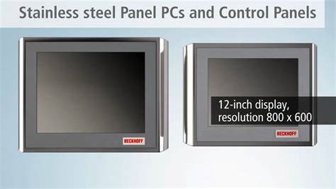 En Stainless Steel Panel Pcs And Control Panel From Beckhoff Youtube