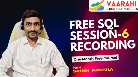 Mastering Sql Operators Types And Usage Vaarahi Cloud Technologies Hyderabad Jntuh Youtube