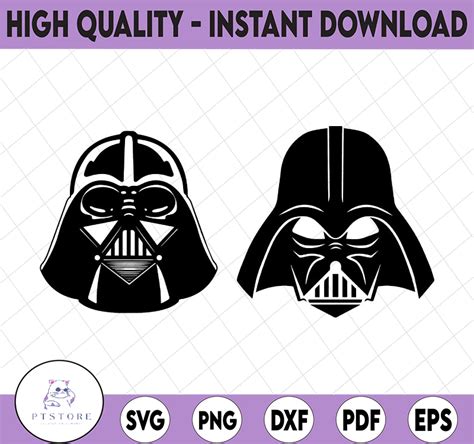 Dark Side Svg Darth Vader Svg Star Wars Svg SVG DXF Png Vect Inspire Uplift