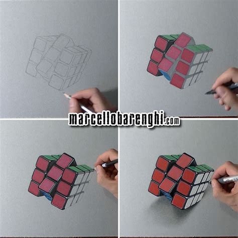 Drawing A Rubiks Cube Marcello Barenghi