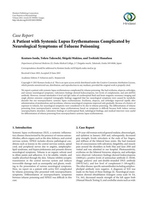 Pdf Case Report A Patient With Systemic Lupus Erythematosus Dokumen Tips