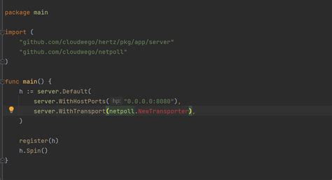 Cannot Switch The Network Library To Netpoll Issue 314 Cloudwego