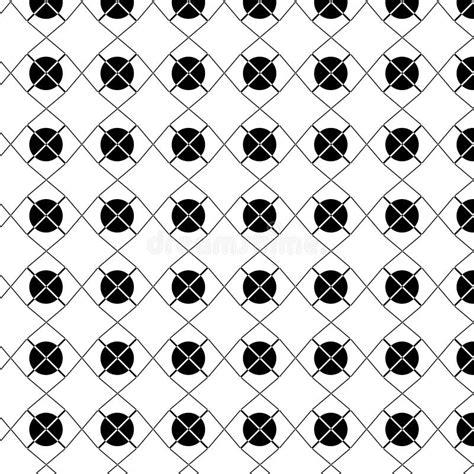 Grid Seamless Pattern Stock Vector Illustration Of Black 100373143