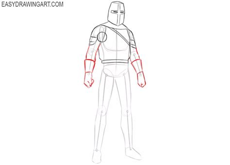 How To Draw A Knight Easy Drawing Art