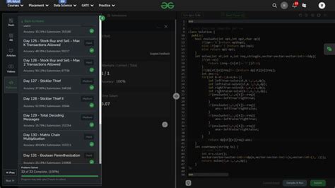 Gfg160 Codingjourney Geeksforgeeks Neverstopgrowing Geekstreak2024