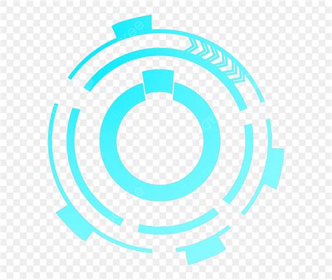 Technology Border White Transparent Technology Border Decorative Pattern Text Box High Tech