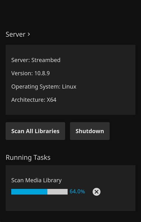 library scan stuck r jellyfin