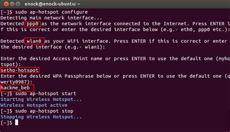 Wireless How To Set Up A Wi Fi Hotspot With An Ubuntu Laptop Access Point Mode Ask Ubuntu