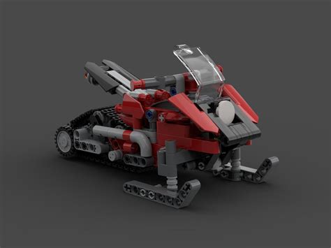 Lego Moc Mini Snowmobile By Lohere Rebrickable Build With Lego