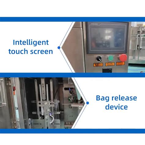 공급 업체 20 999g 백 씰 백 자체 접착 과립 설탕 꿀 쌀 과립 계량 포장 기계 터치 스크린