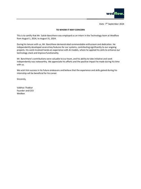 Satish Banchhere On Linkedin Internship Ai Technology Techcareer