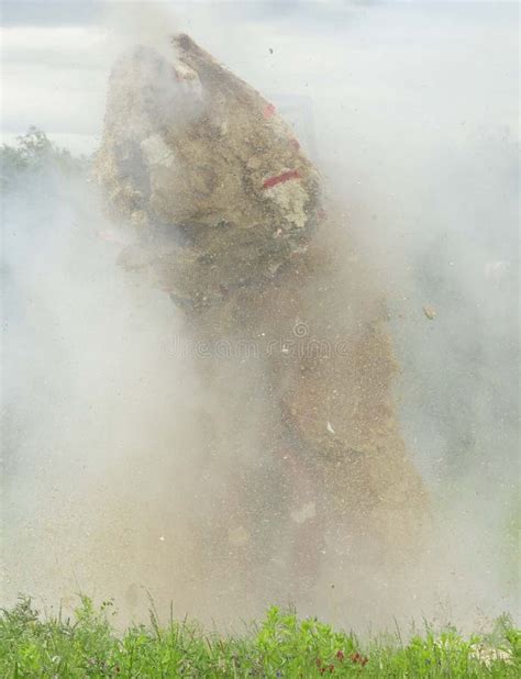Blasting Operations And Explosion In Mining Stock Image Image Of