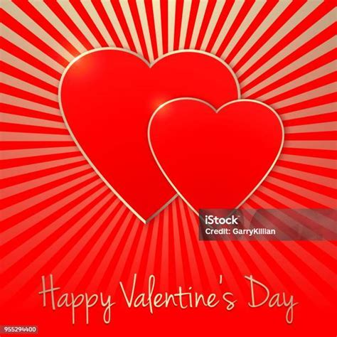 벡터 초대 카드입니다 해피 발렌타인 데이 하루 심장 실루엣입니다 부드러운 디자인에 대 한 우아한 템플릿입니다 가벼운에 대한 스톡